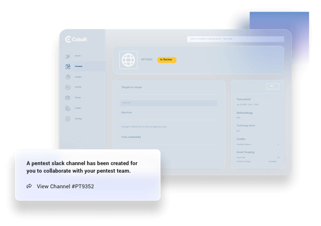 Pentesting Platform Modern Application Security Cobalt